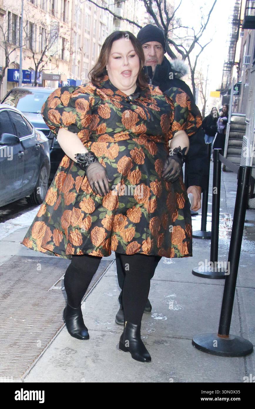 NEW YORK, NY- FEBRUARY 9: Chrissy Metz seen at Sherri on February 9 ...