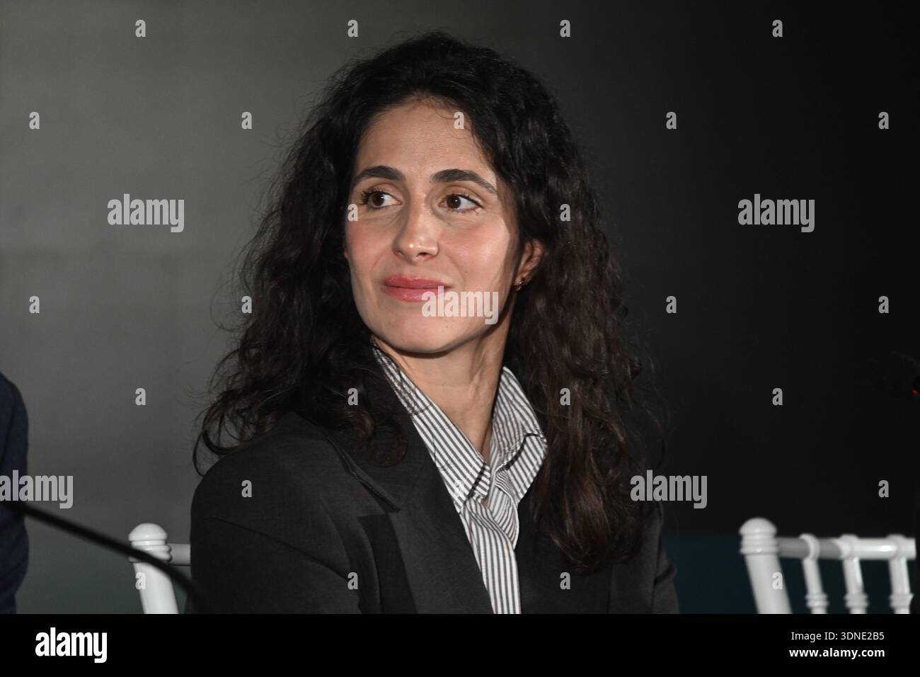 Xisca Perelló during the presentation of 'Spin&Swing' at the Real Club ...