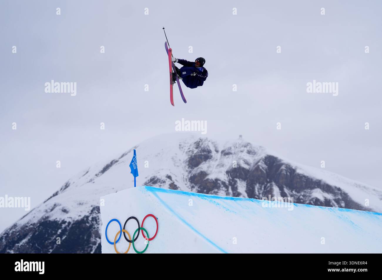 USA's Alex Hall during the Freestyle Skiing, Men's Slopestyle Final at ...