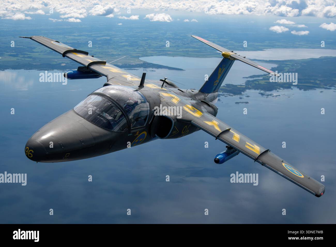 The Saab Sk 60A (Saab 105) trainer and liaison jet of the Swedish Air ...