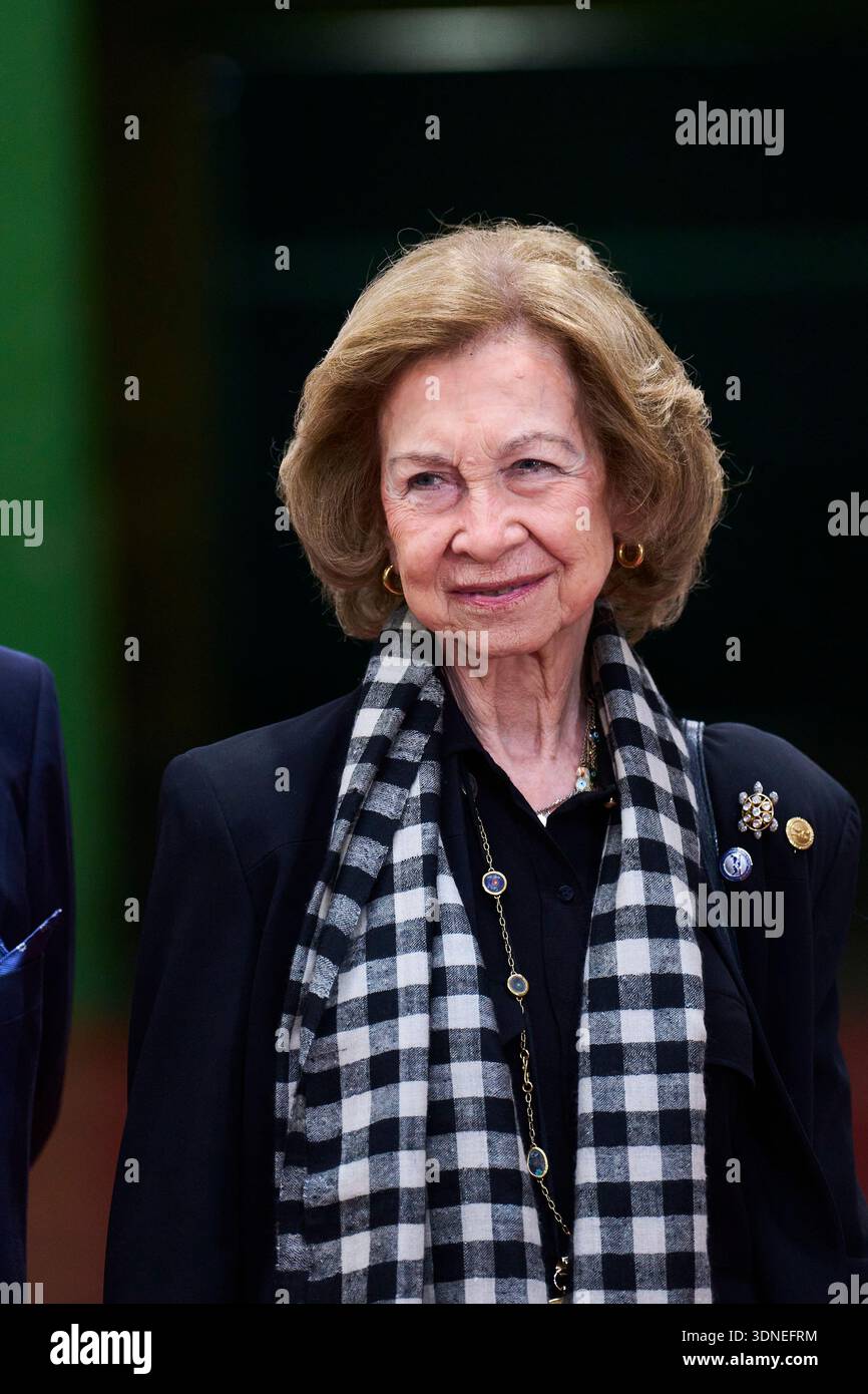 Basauri, Basque Country, Spain. 10th Feb, 2026. Queen Sofia of Spain ...