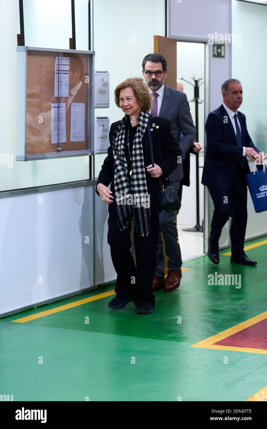 Basauri, Basque Country, Spain. 10th Feb, 2026. Queen Sofia of Spain ...