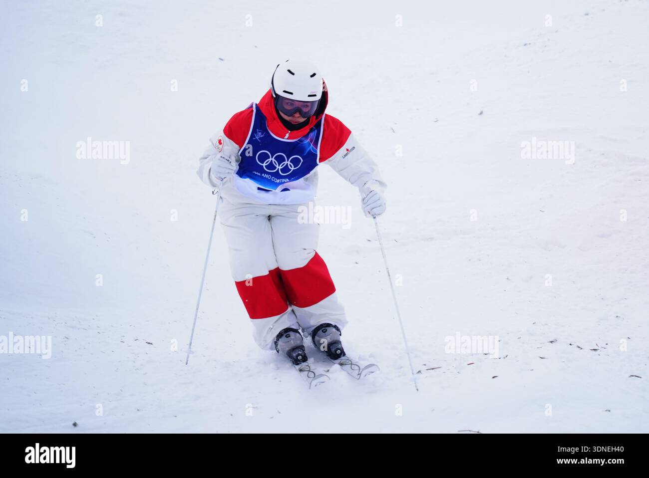 Canada's Ashley Koehler during the Freestyle Skiing, Women's Moguls ...