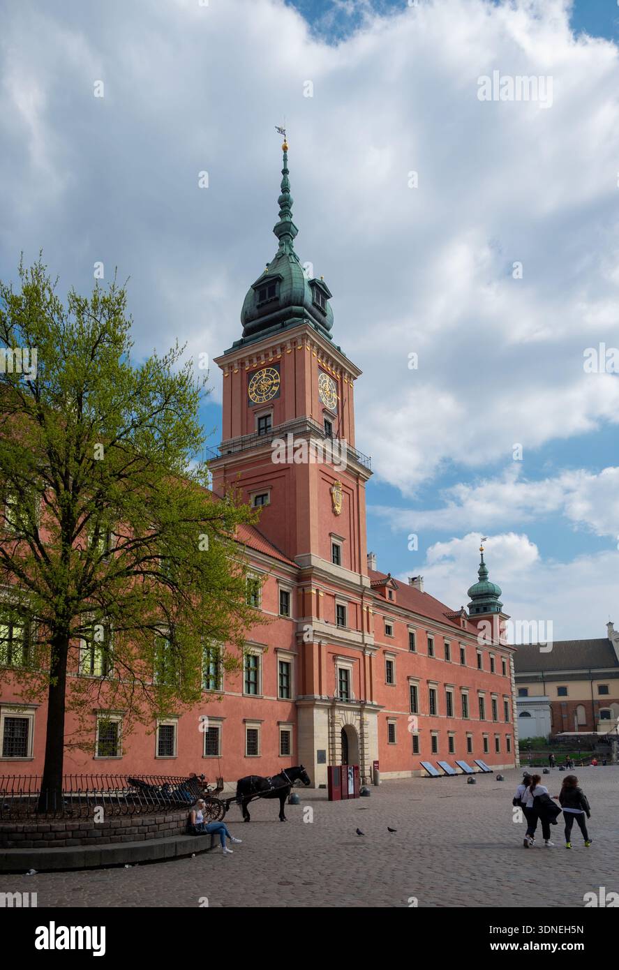 View of The Royal Castle in Warsaw , a state museum and a national ...