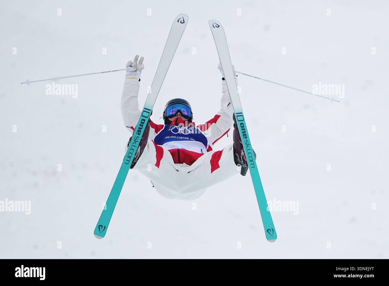 China's Yang Ya competes during the women's freestyle skiing moguls ...