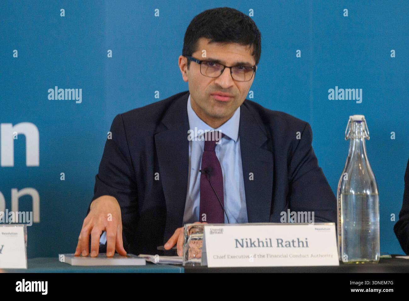 10/02/2026. London, UK Nikhil Rathi, Chief Executive of the Financial ...