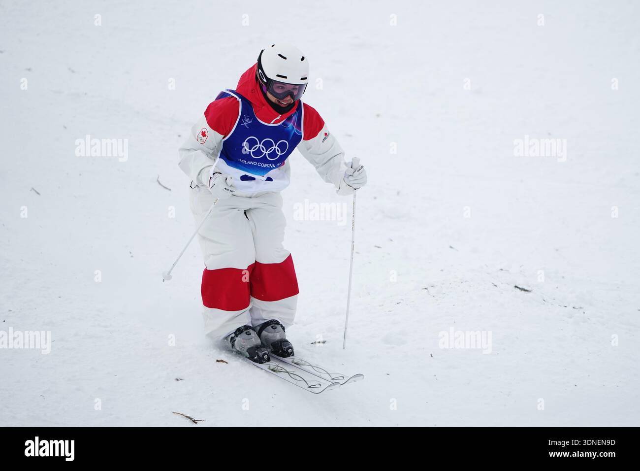 Canada's Ashley Koehler competes during the women's freestyle skiing ...