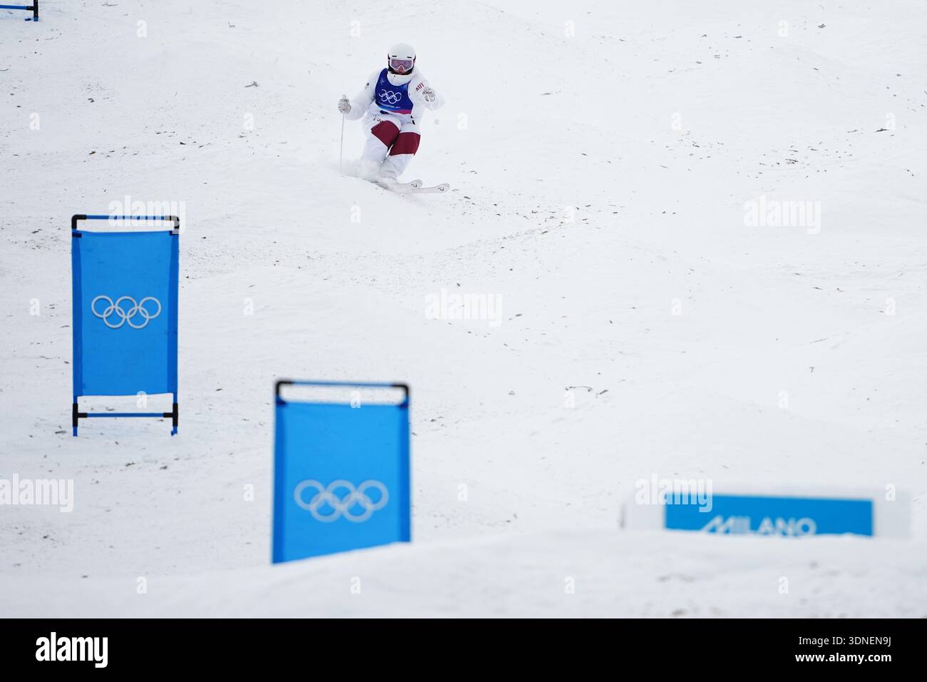 Austria's Avital Carroll competes during the women's freestyle skiing ...