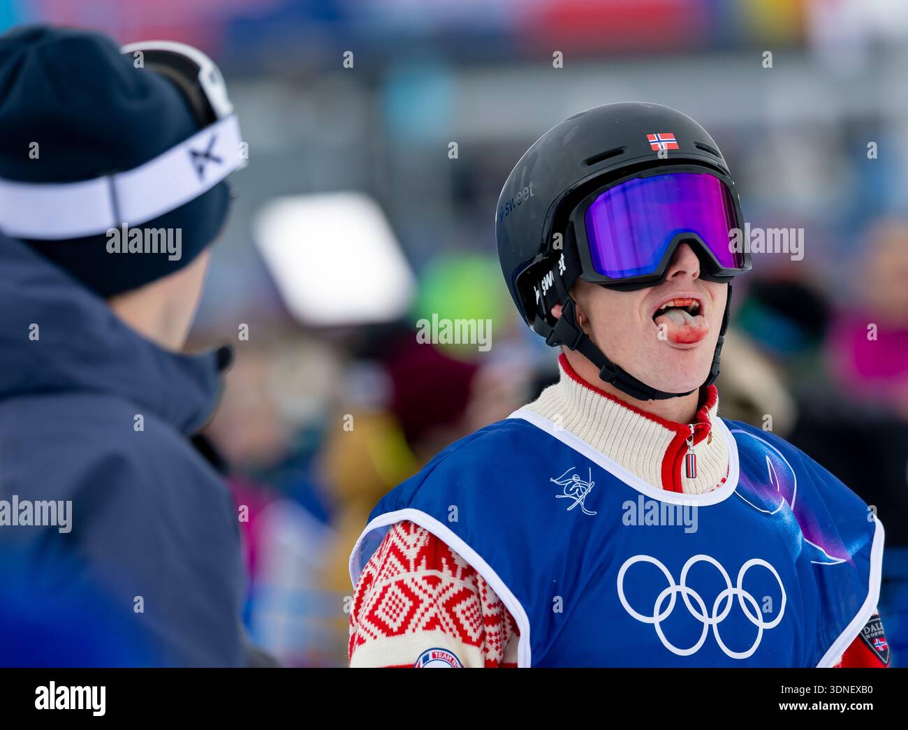 LIVIGNO - Birk Ruud (NOR) during the freestyle skiing final in the ...