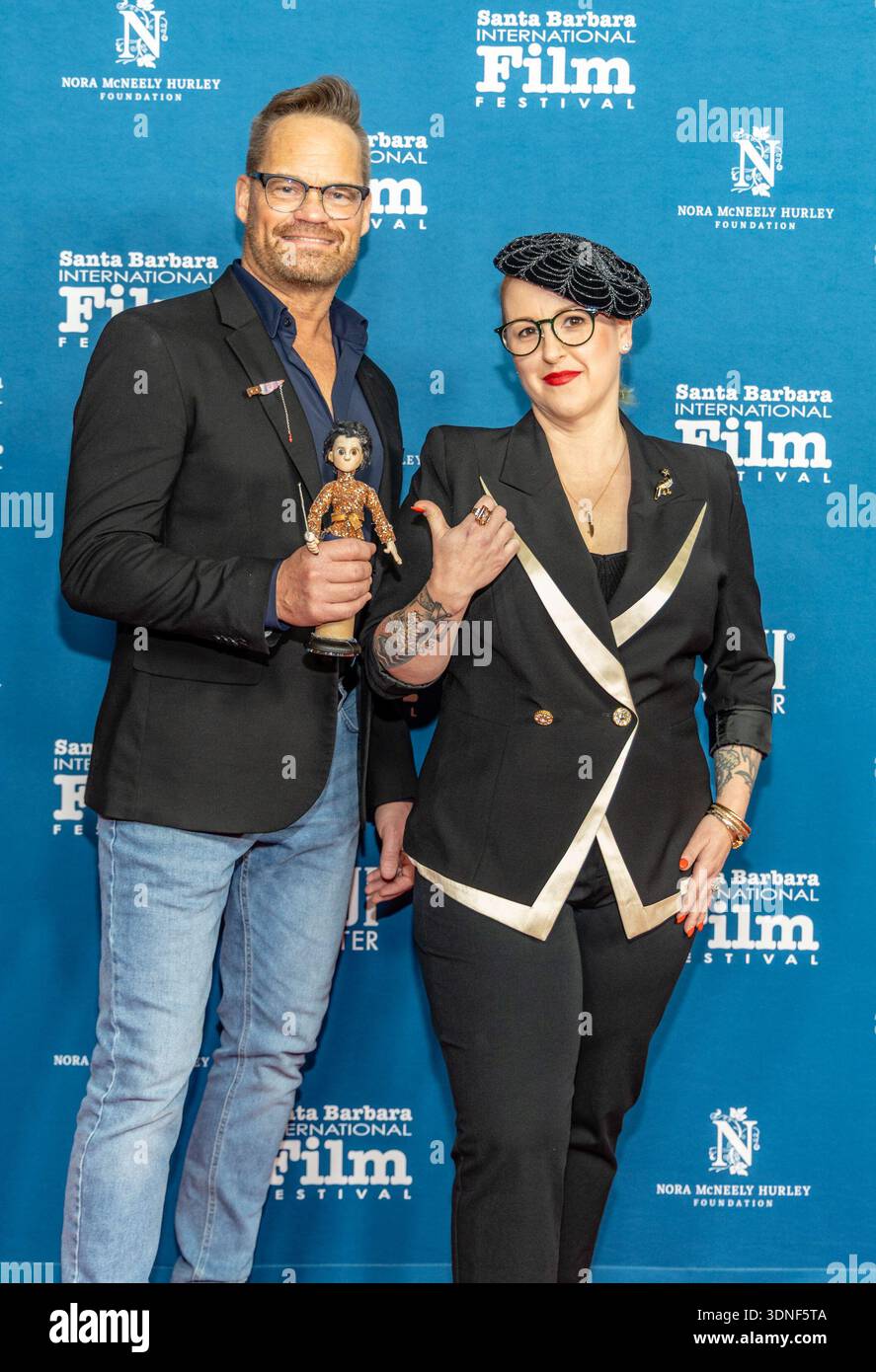 Red carpet arrivals: Dan Lund - Co-Director, and Taryn Stickrath-Hutt ...