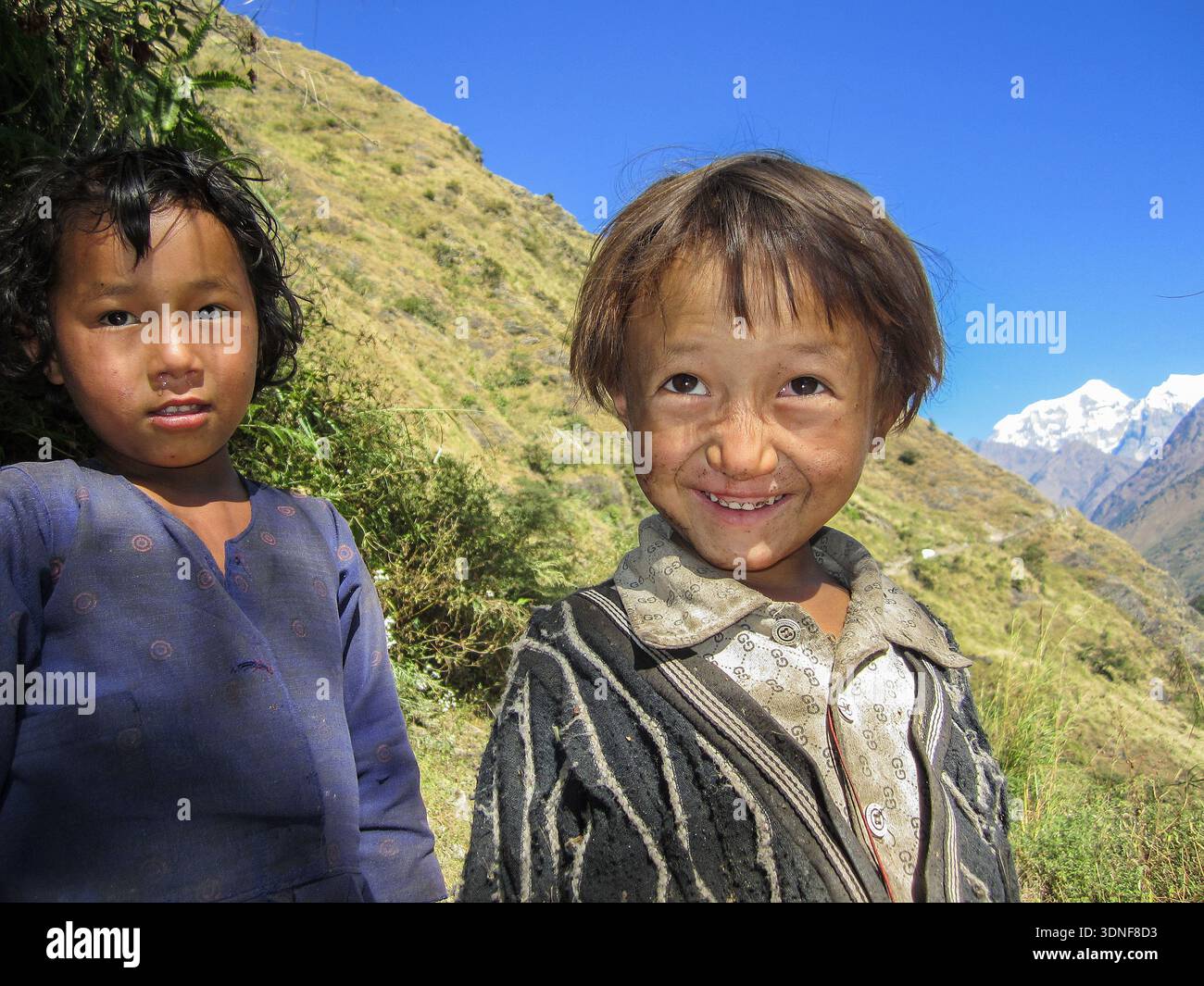 Children in the area often grow up in rural mountain hi-res stock ...