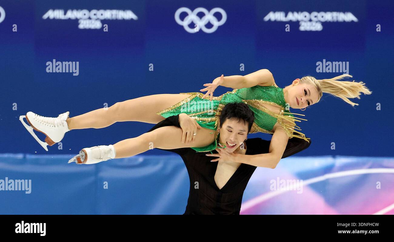 February 9, 2026, Milan, Lombardy, Italy: Holly Harris of Team ...