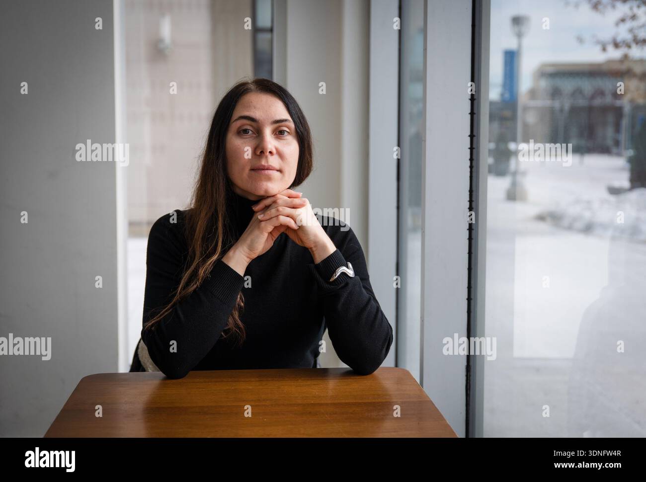 Roksolana Kryshtanovych is pictured in Toronto, on Monday, Feb. 9, 2026 ...