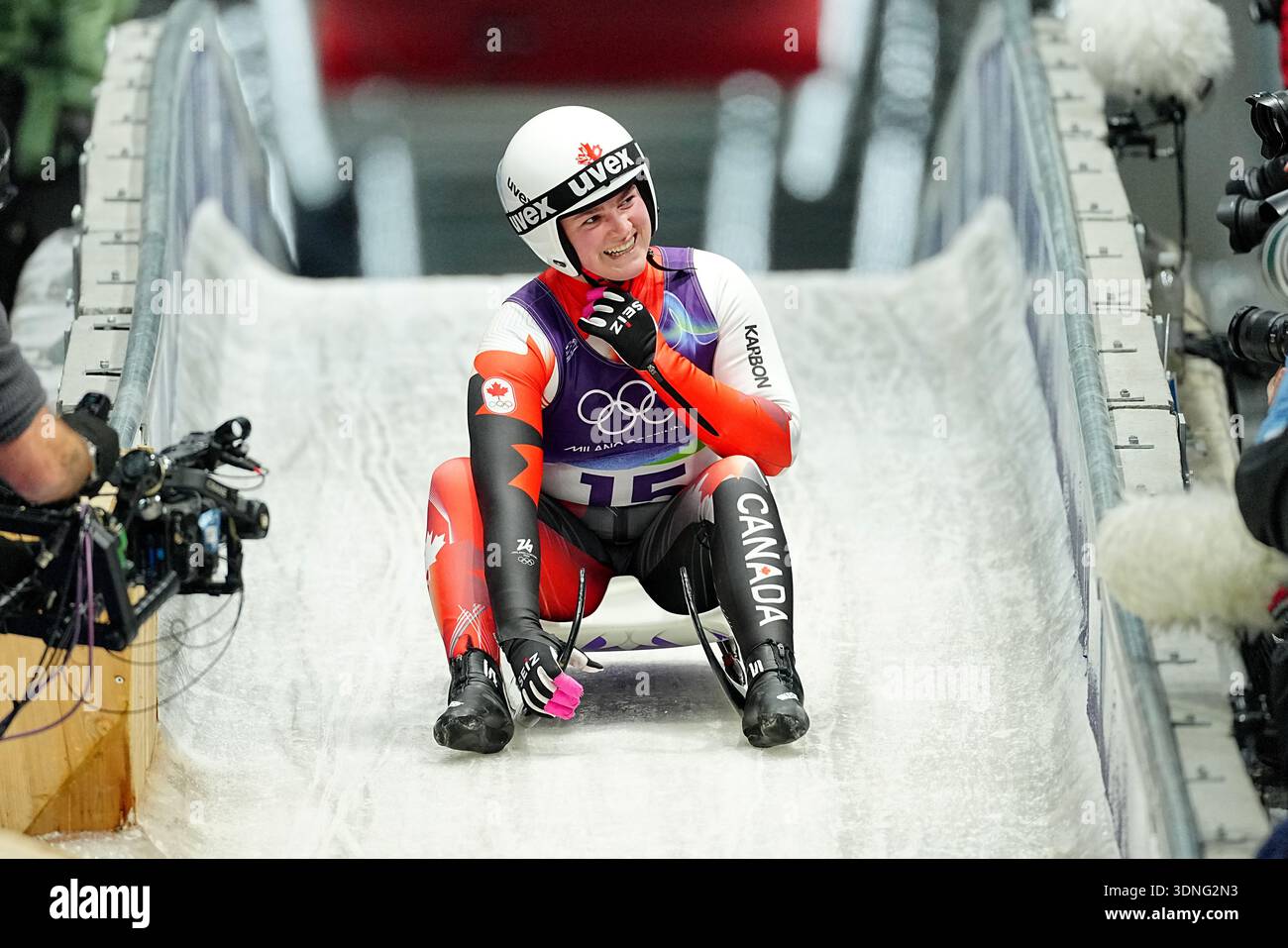 10 February 2026, Italy, Cortina D·ampezzo: Olympia, Olympic Winter ...