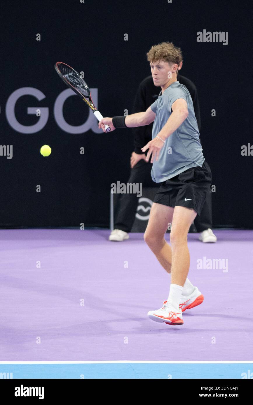 French Felix Balshaw during the ATP Challenger of Pau - Day 3 on ...