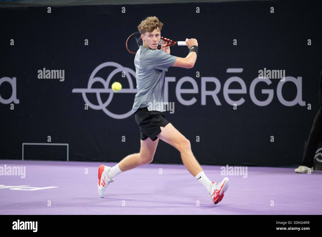 French Felix Balshaw during the ATP Challenger of Pau - Day 3 on ...