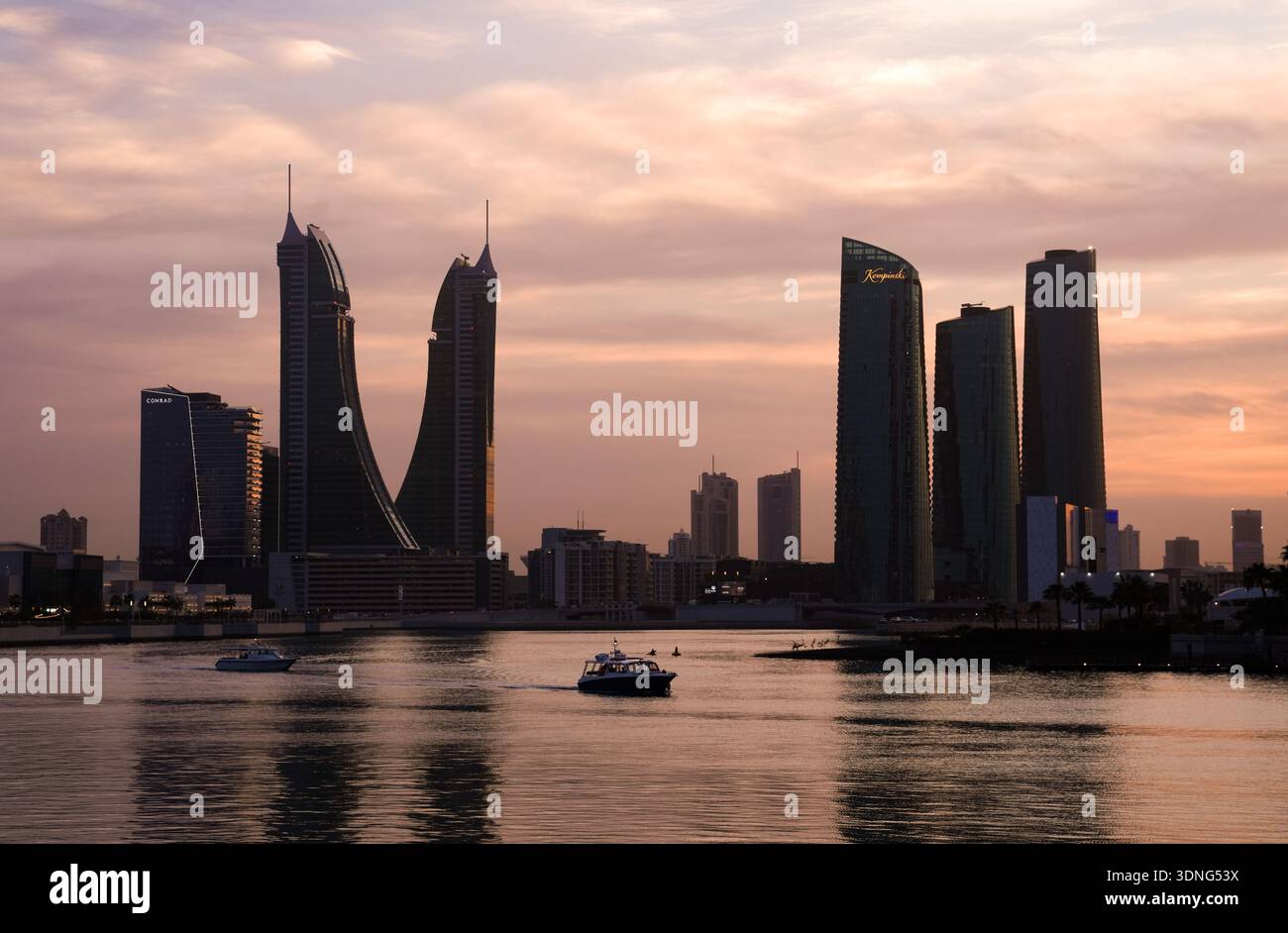 A view of Manama skyline, Bahrain Stock Photo - Alamy