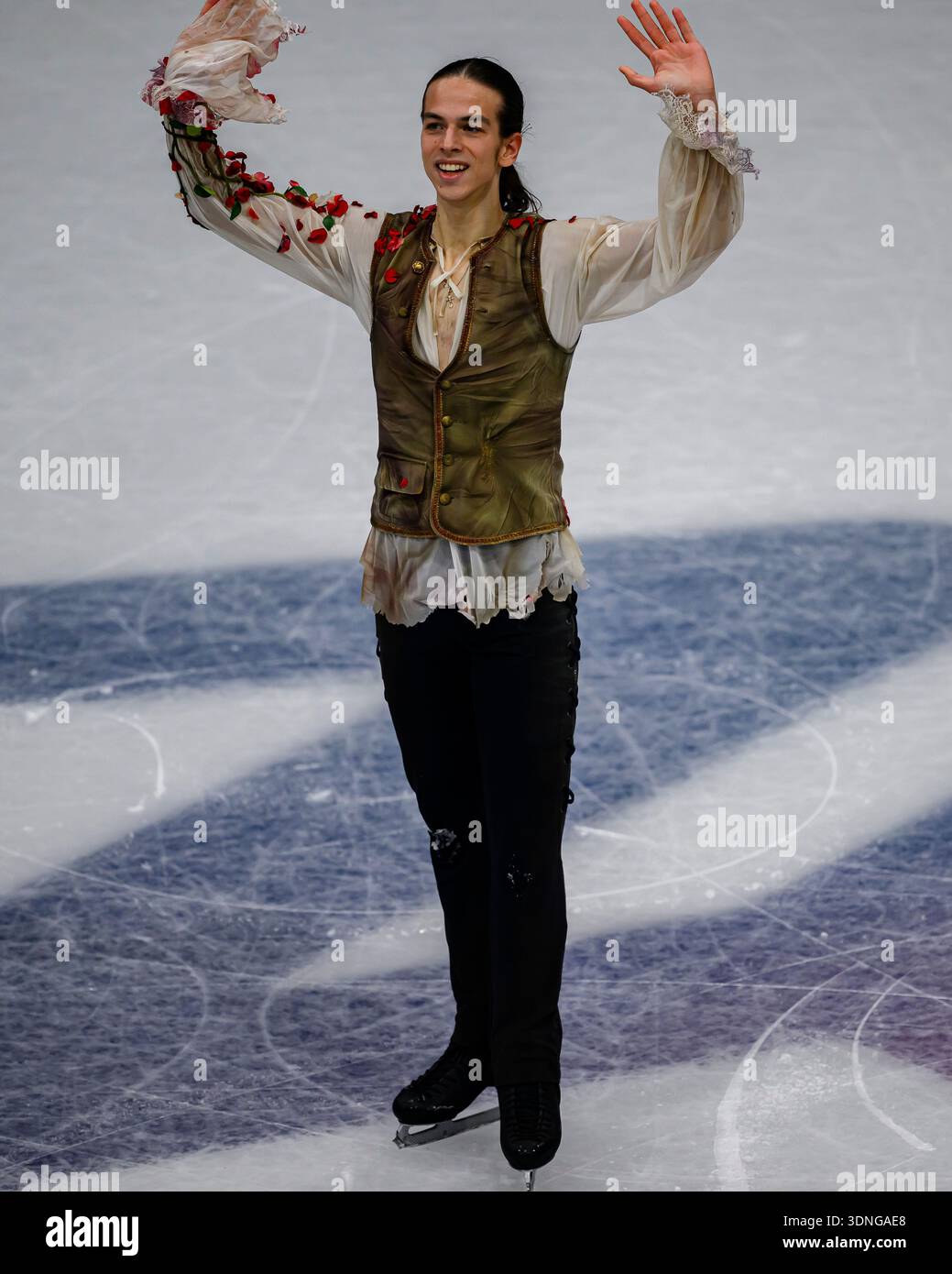 MILAN, ITALY. February 10: GUMENNIK Petr (AIN) compete in Figure ...