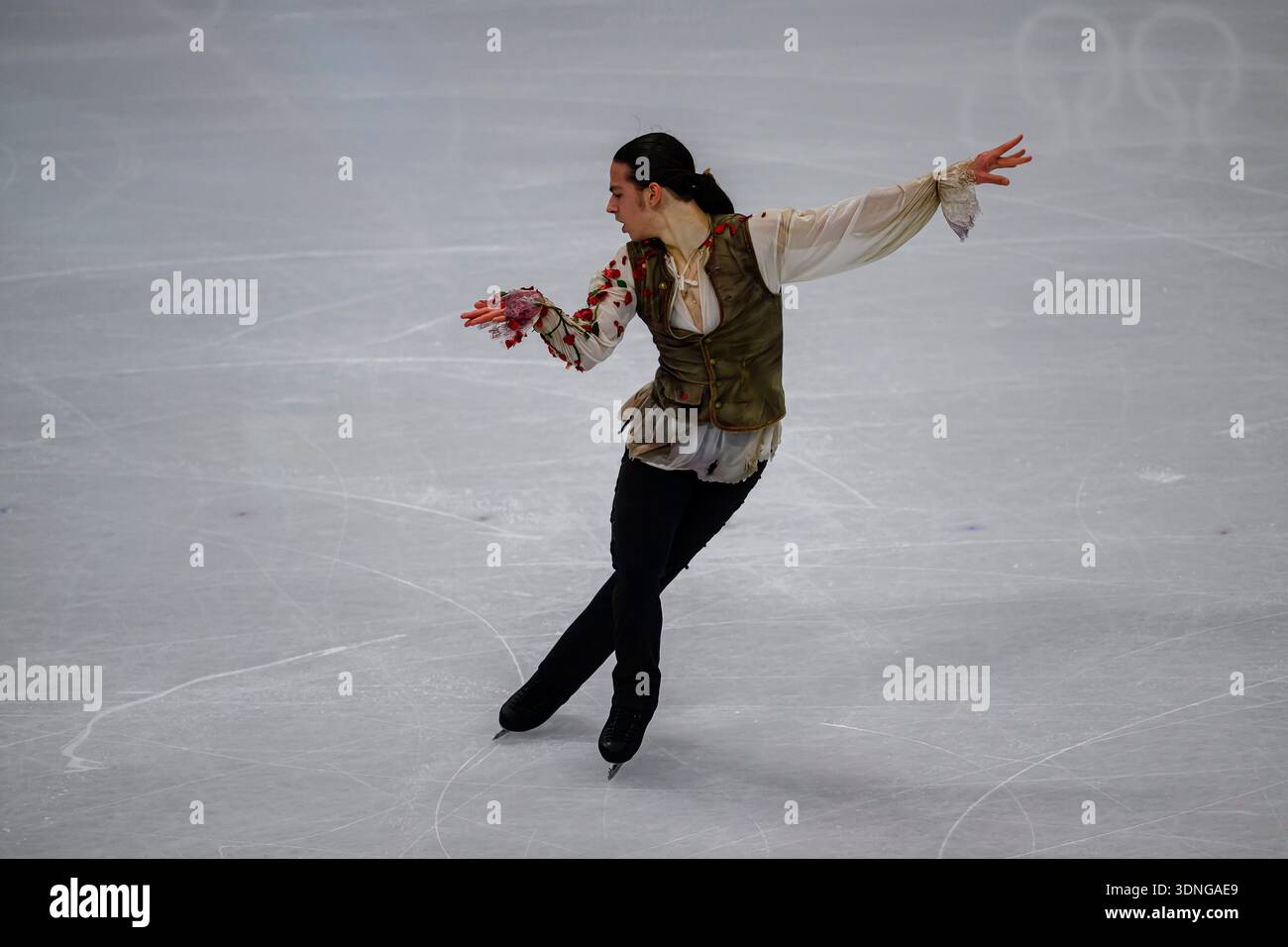 MILAN, ITALY. February 10: GUMENNIK Petr (AIN) compete in Figure ...