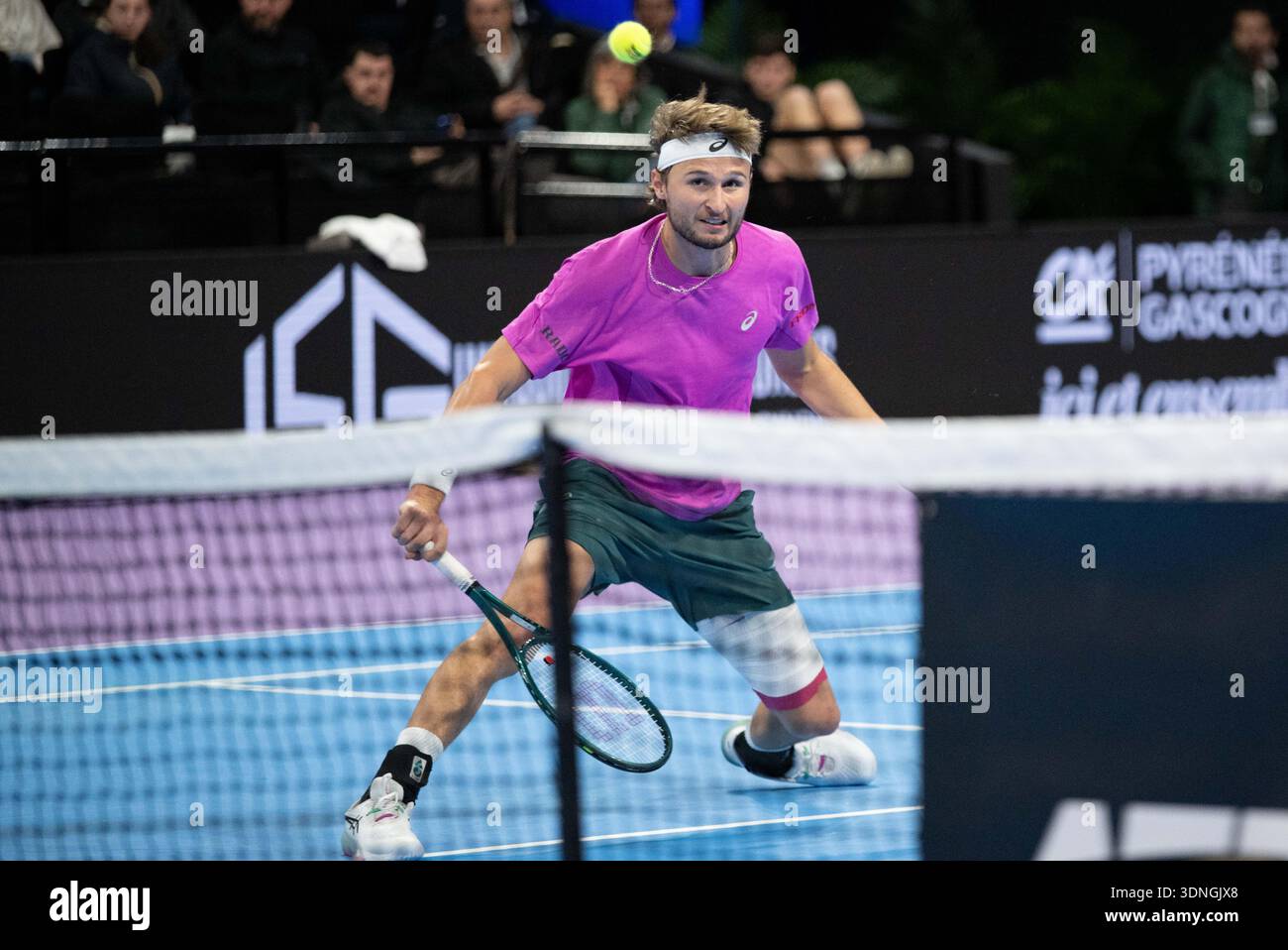 Swiss Leandro Riedi during the ATP Challenger of Pau - Day 3 on ...