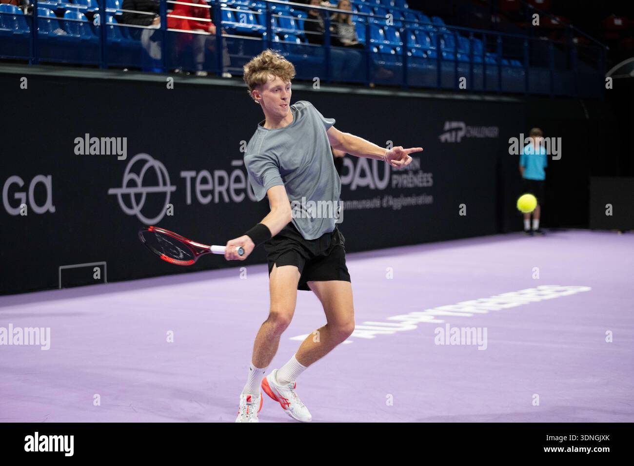 French Felix Balshaw during the ATP Challenger of Pau - Day 3 on ...