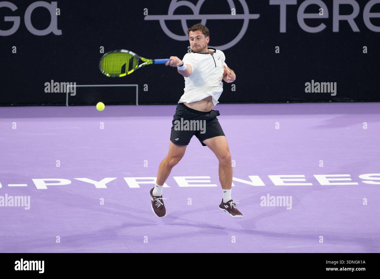 French Clement Tabur during the ATP Challenger of Pau - Day 3 on ...