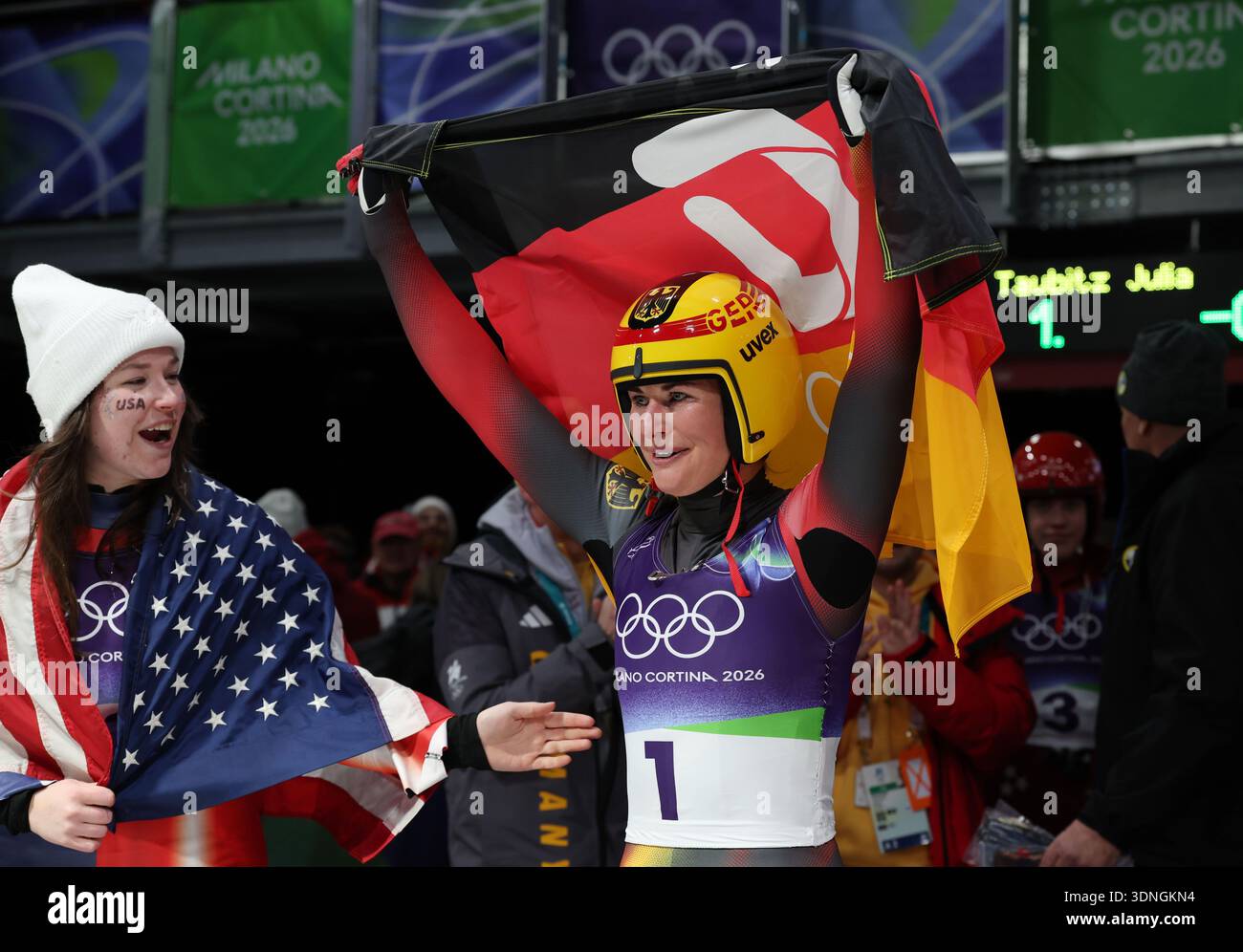 Milan Cortina 2026 Olympics, Women's Single Luge, TAUBITZ Julia (GER ...