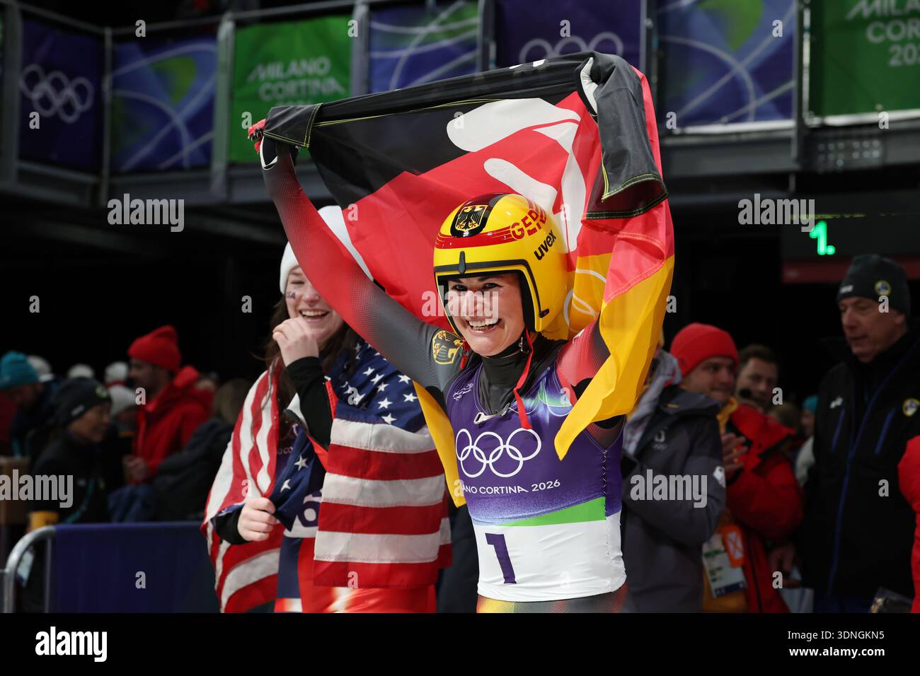 Milan Cortina 2026 Olympics, Women's Single Luge, TAUBITZ Julia (GER ...