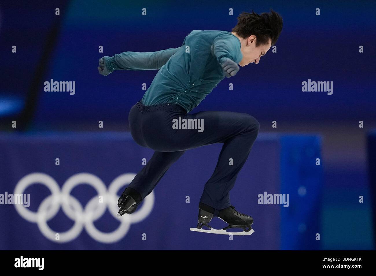 Kyrylo Marsak of Ukraine competes during the men's figure skating short ...