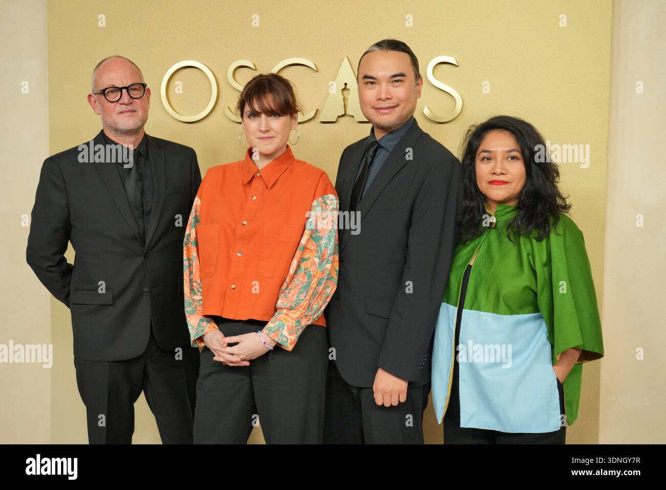 Henri Magalon, from left, Maïlys Vallade, Liane-Cho Han, and Nidia ...