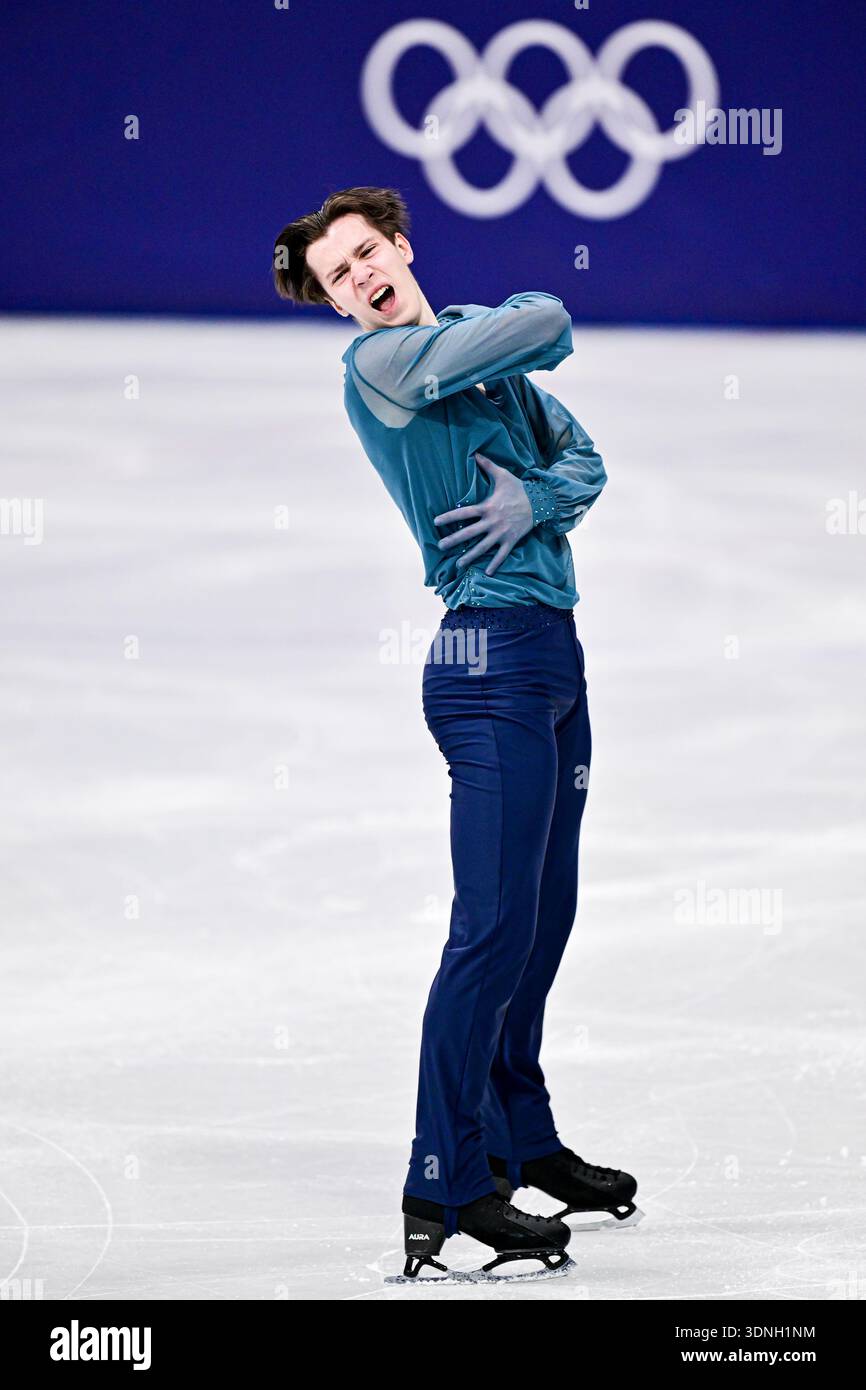 Kyrylo MARSAK (UKR), during Men Single Skating Short Program, at the ...
