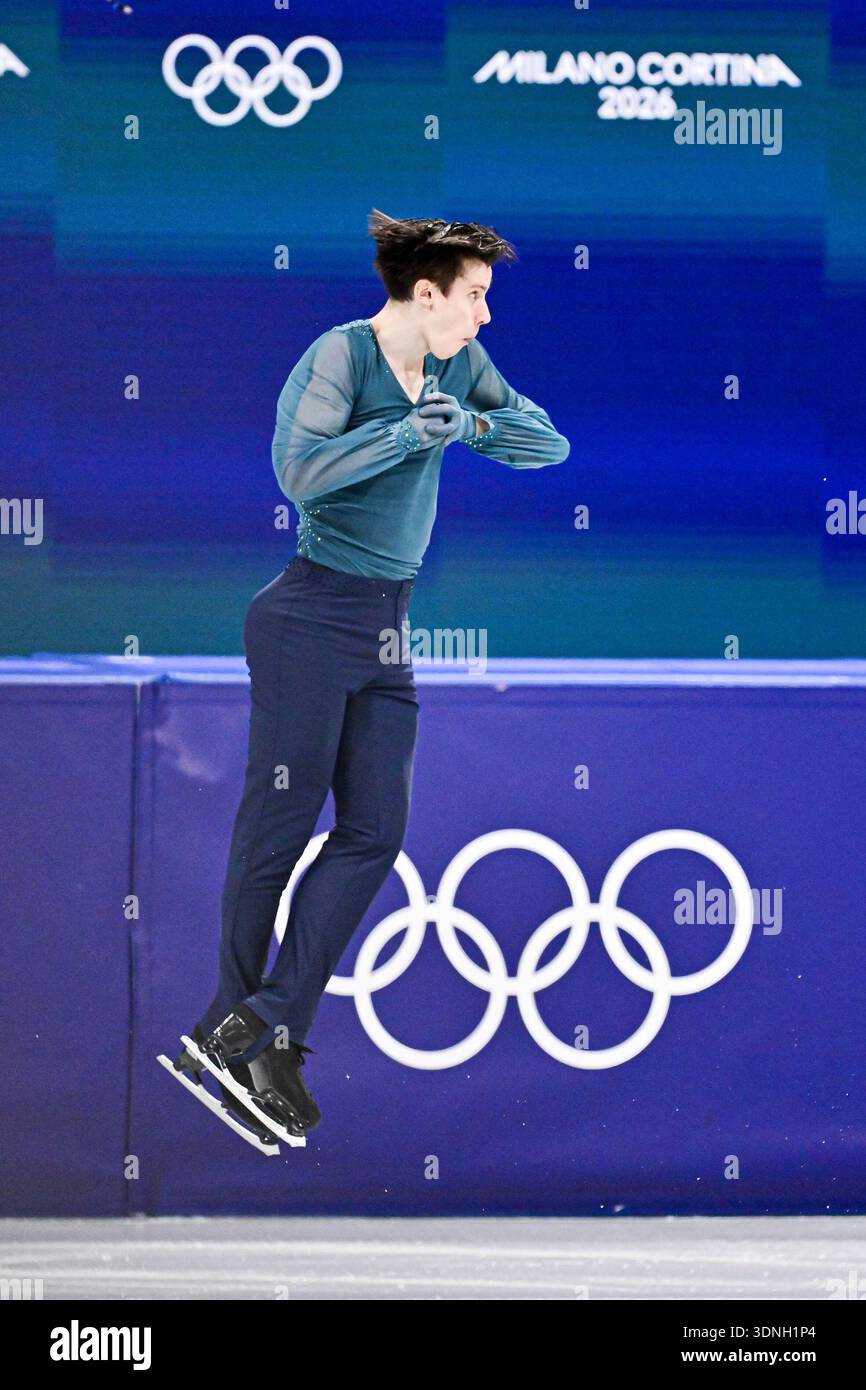 Kyrylo MARSAK (UKR), during Men Single Skating Short Program, at the ...