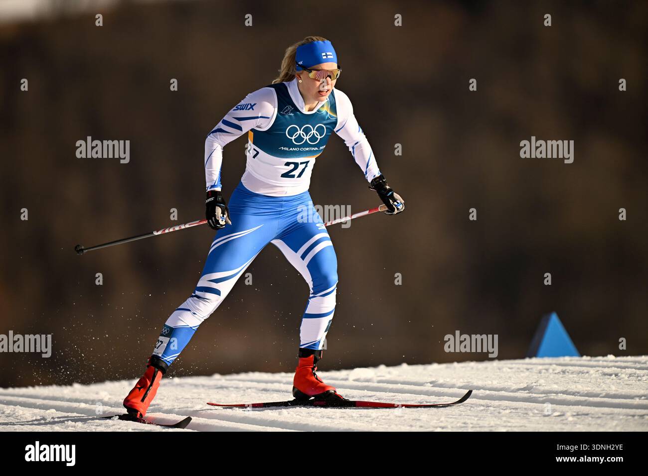 LKS 20260210 Amanda Saari of Finland competes during the women's Sprint ...