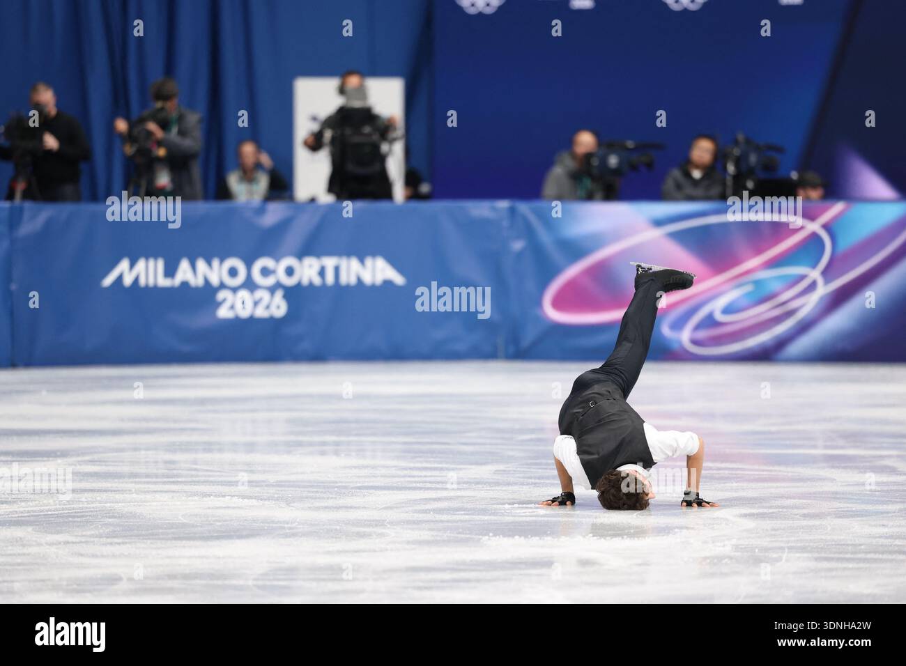 Lukas Britschgi of Team Switzerland competes in Men's Single Skating ...