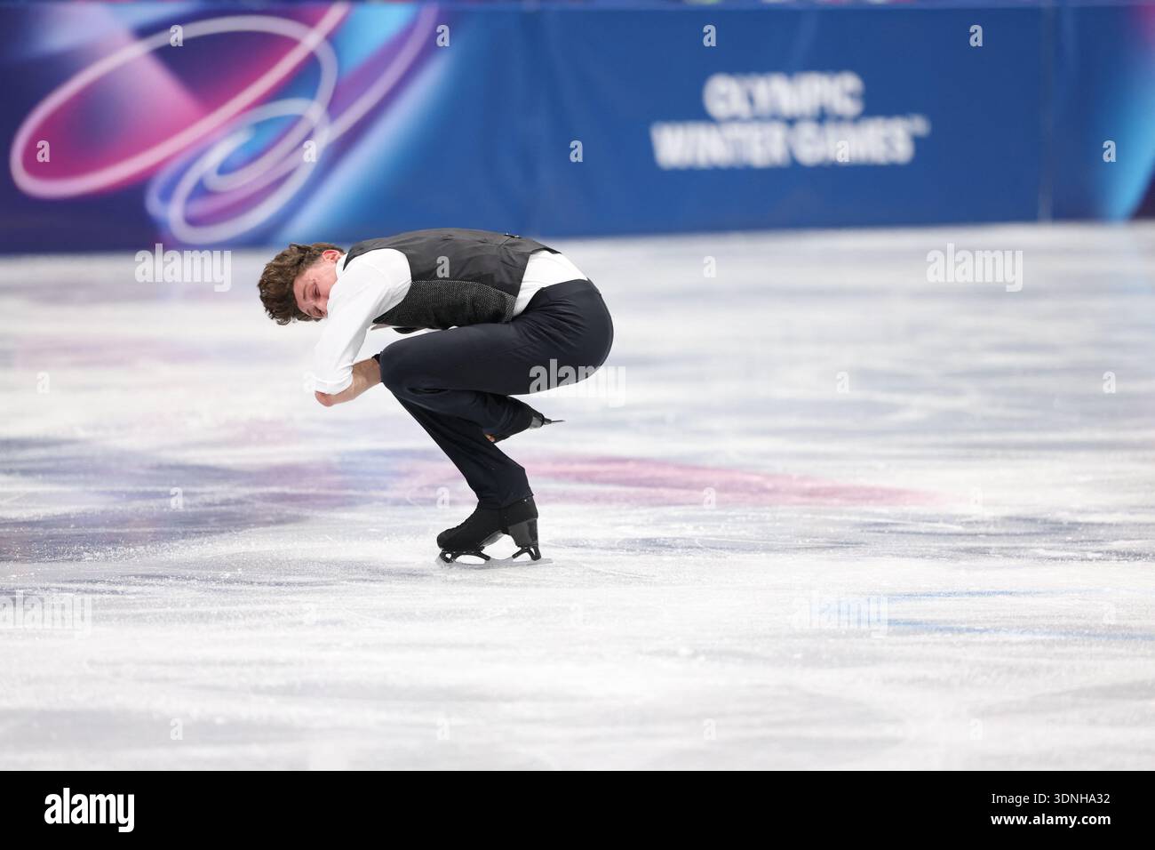 Lukas Britschgi of Team Switzerland competes in Men's Single Skating ...
