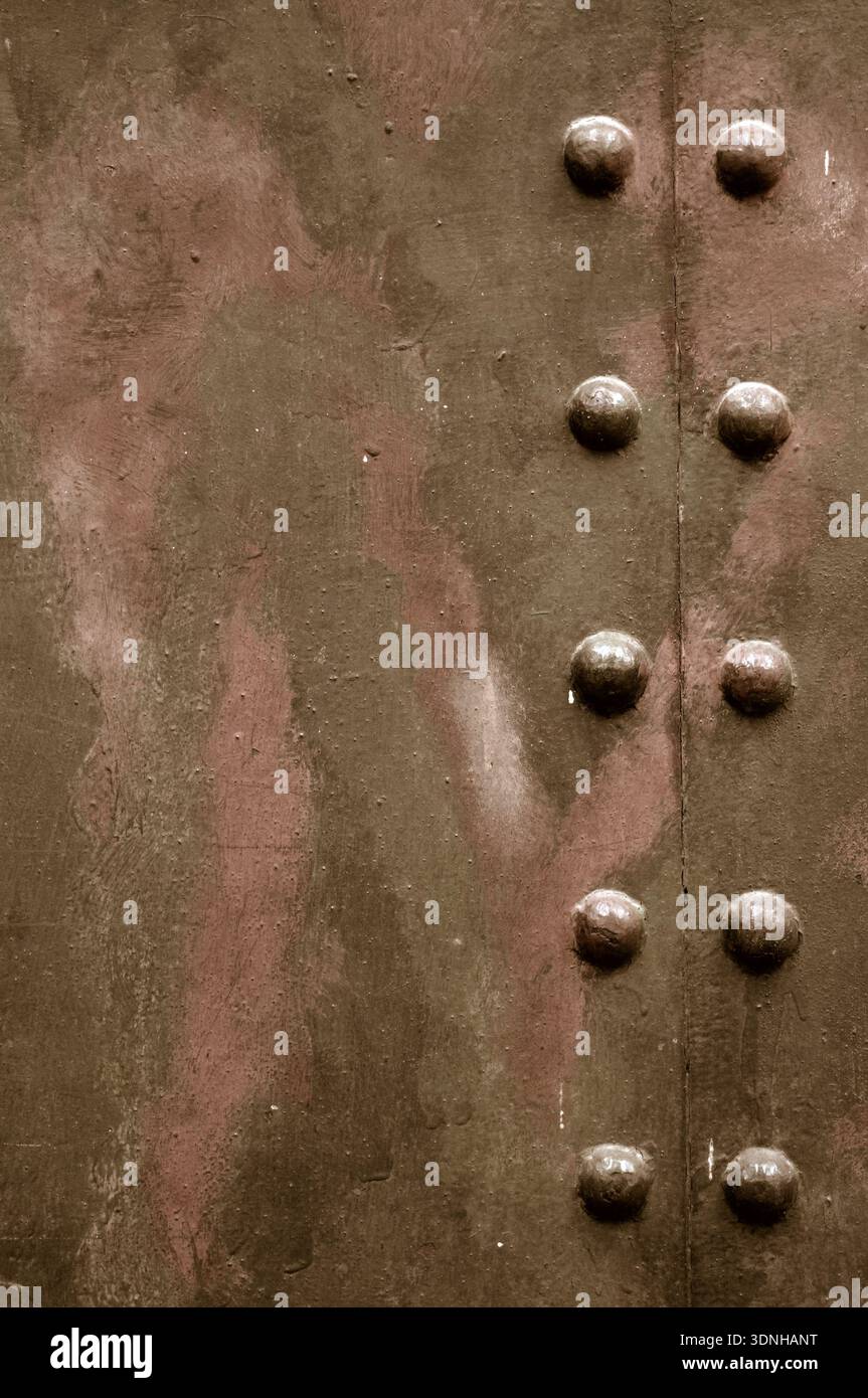 Steel plate rivets bolt hi-res stock photography and images - Alamy