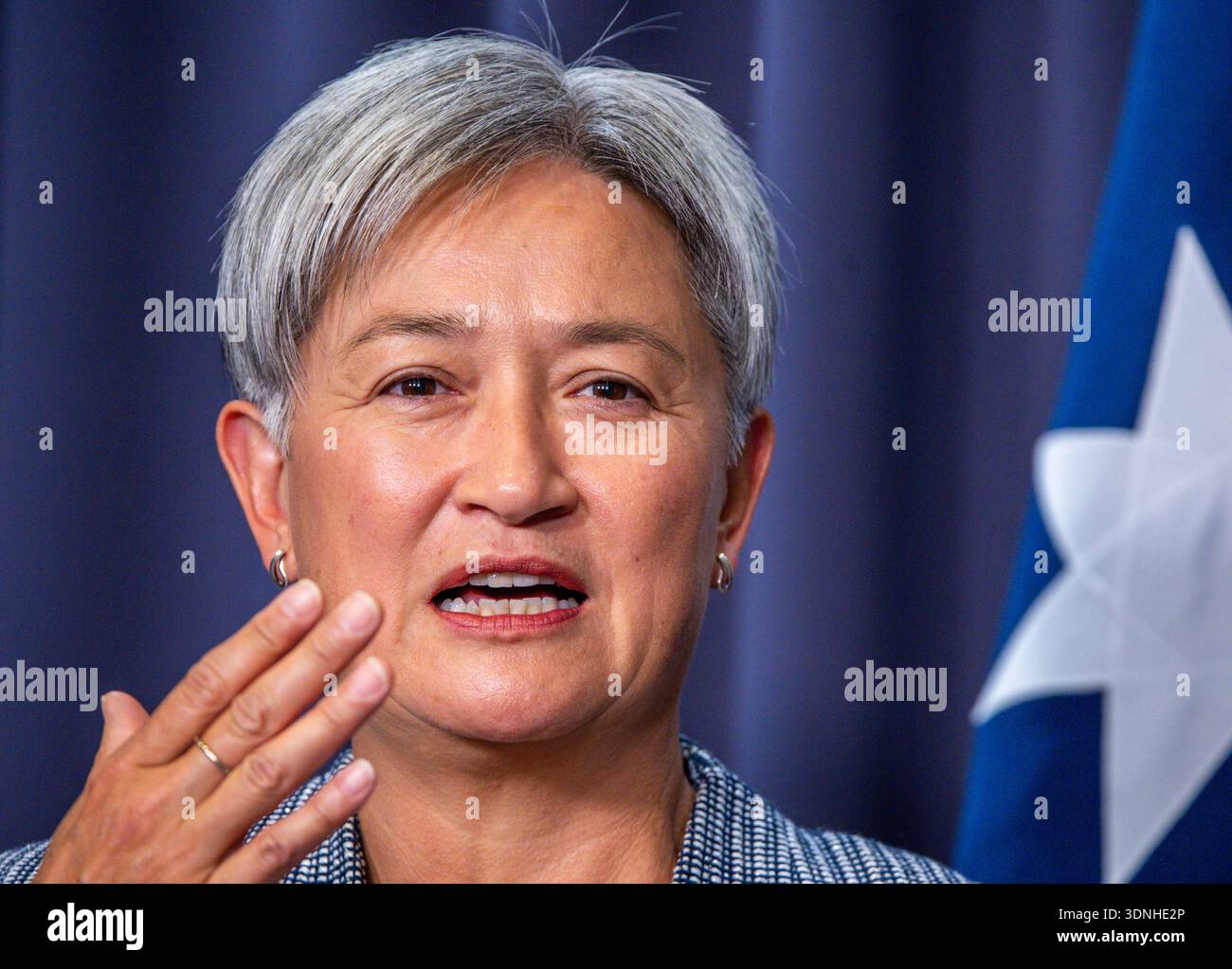 05 February 2026, Australia, Canberra: Penny Wong, Foreign Minister of ...