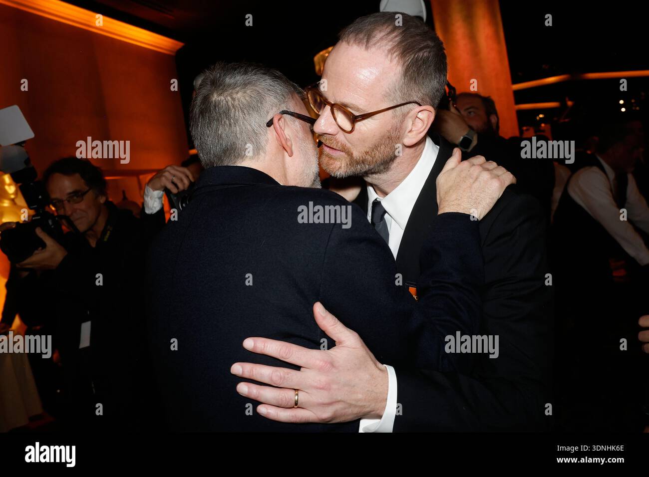Paul Thomas Anderson, left, and Joachim Trier attend the 98th Academy ...