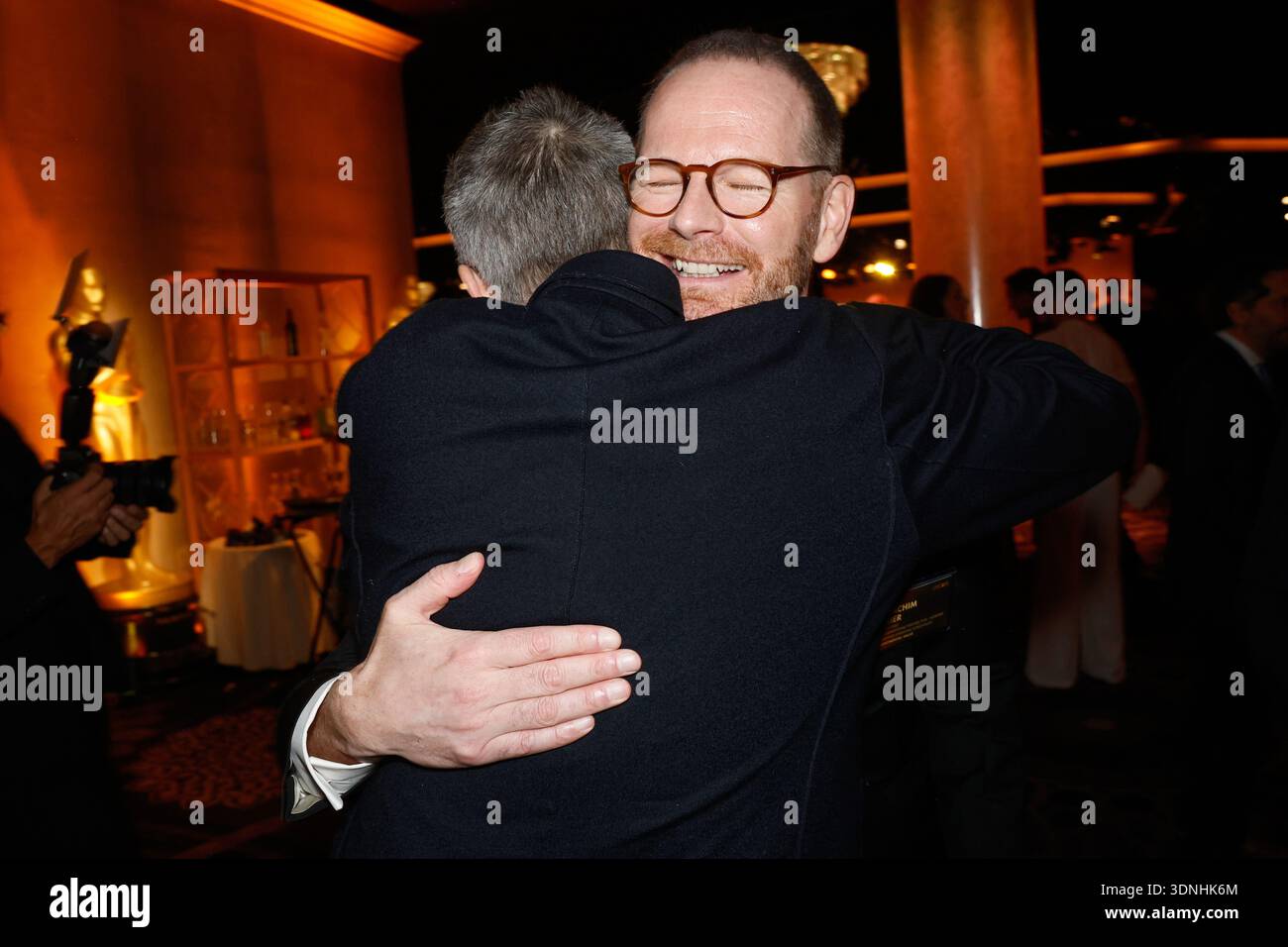 Paul Thomas Anderson, left, and Joachim Trier attend the 98th Academy ...
