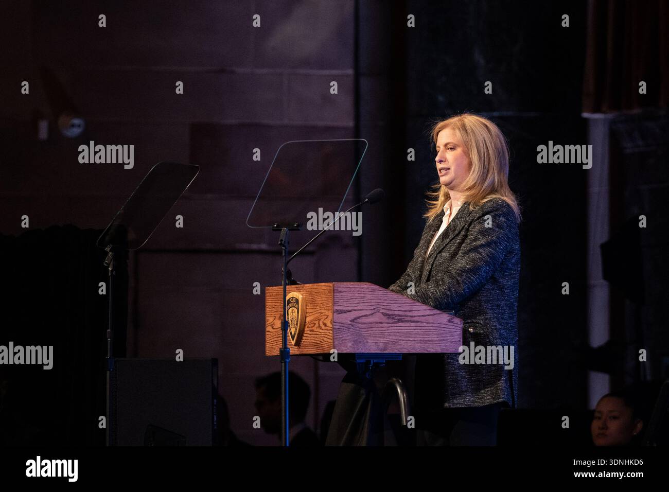 Police Commissioner Jessica Tisch delivers the 2026 State of the NYPD ...