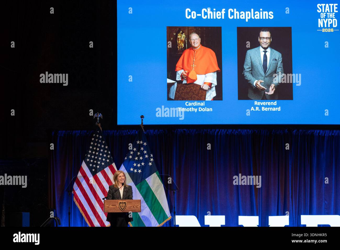 Police Commissioner Jessica Tisch delivers the 2026 State of the NYPD ...