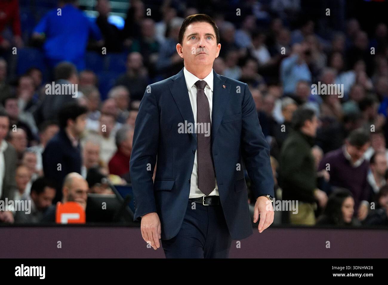 FC Barcelona's coach Xavi Pascual during Euroleague Regular Season ...