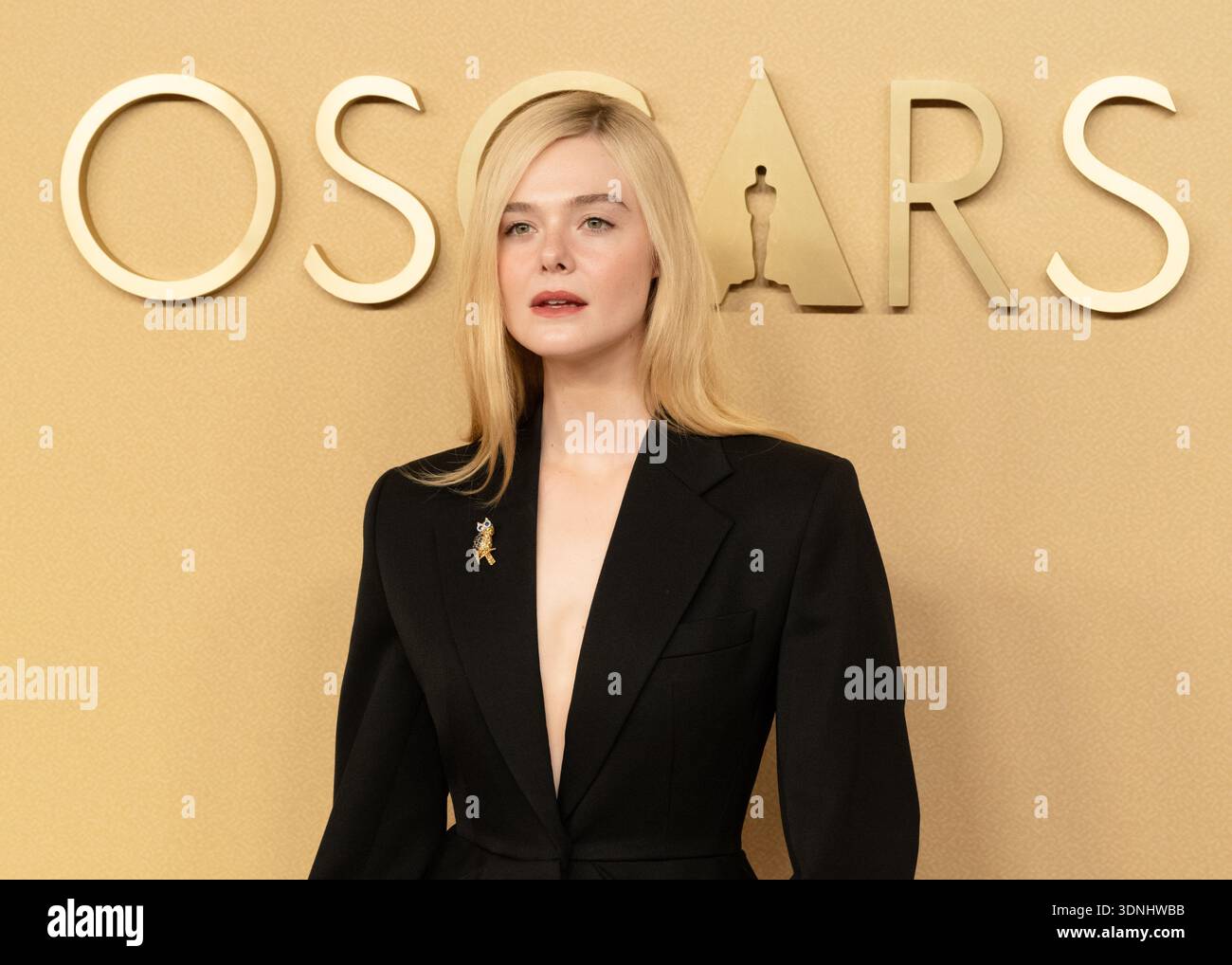 Oscars 2026 elle fanning hi-res stock photography and images - Alamy