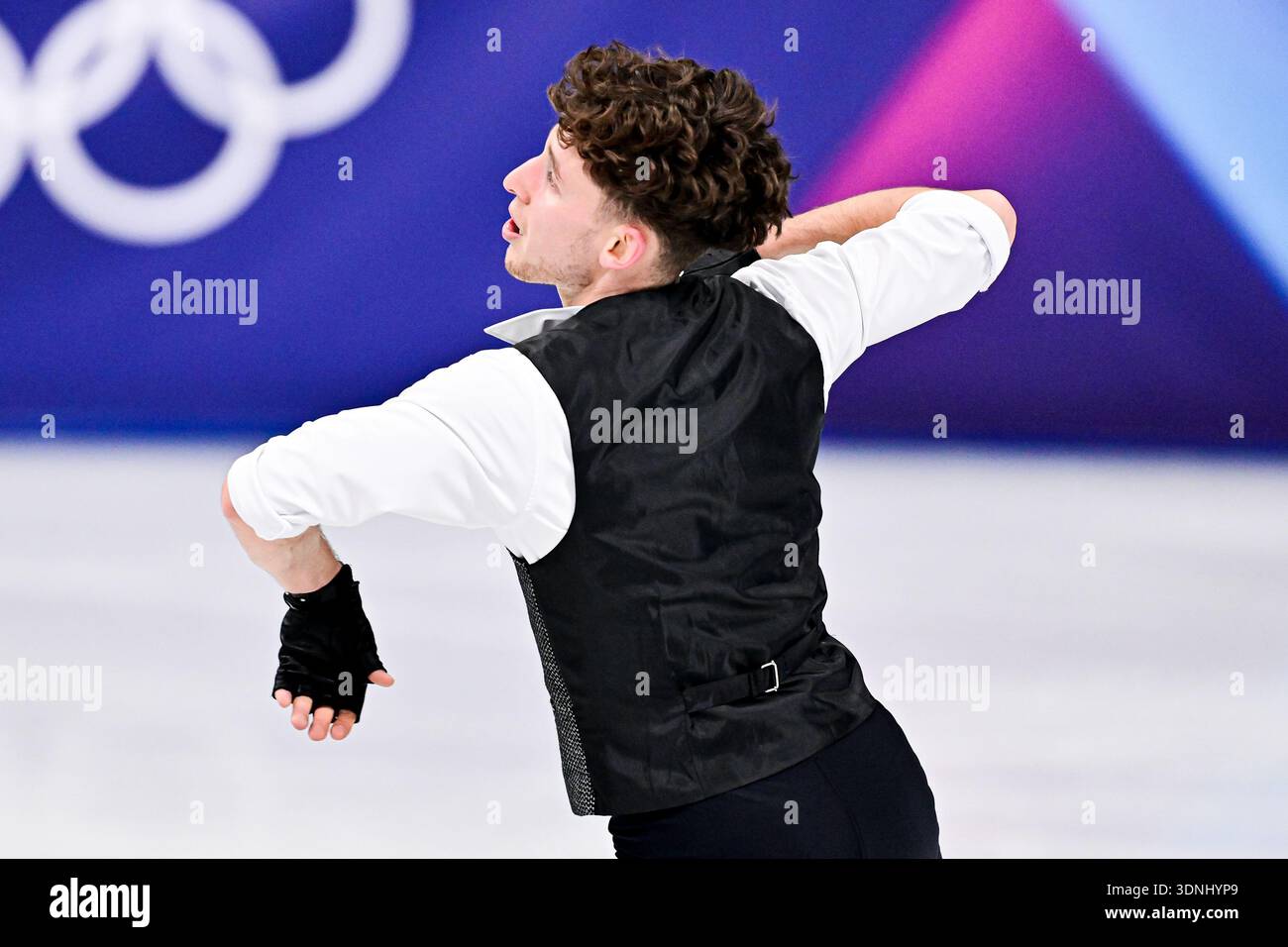 Lukas BRITSCHGI (SUI), during Men Single Skating Short Program, at the ...