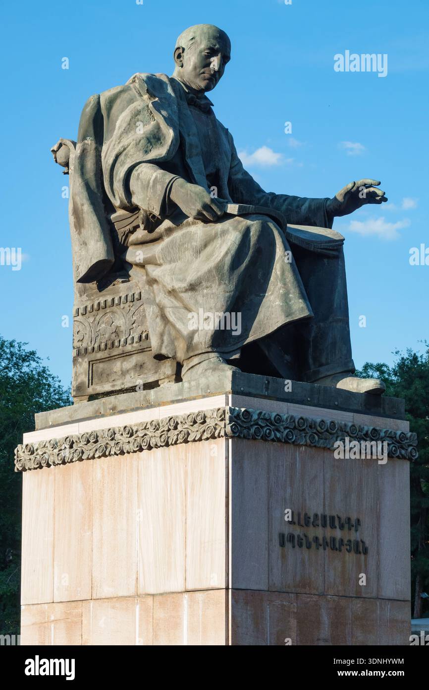 Statue of Alexander Spendiaryan, a renowned Armenian composer, located ...