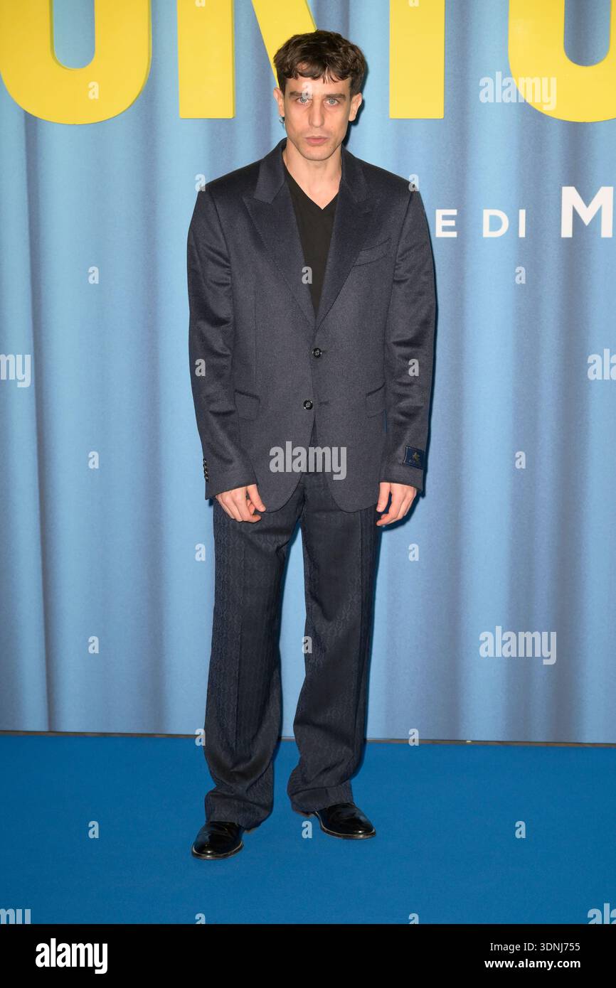 Alessandro Fella attends the blu carpet of premiere of HBO tv series ...