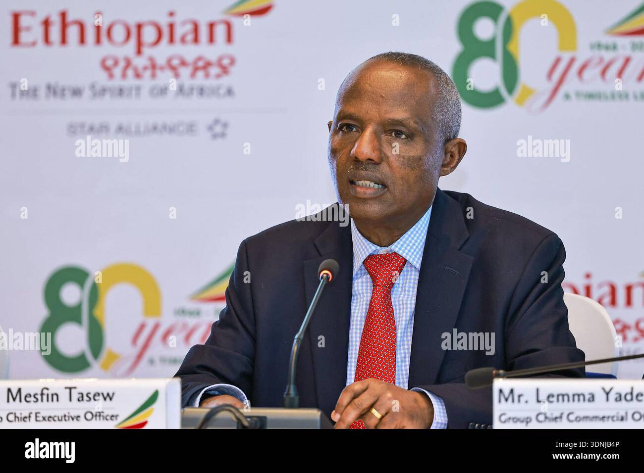 Addis Ababa, Africa's leading carrier. 8th July, 2025. Mesfin Tasew ...