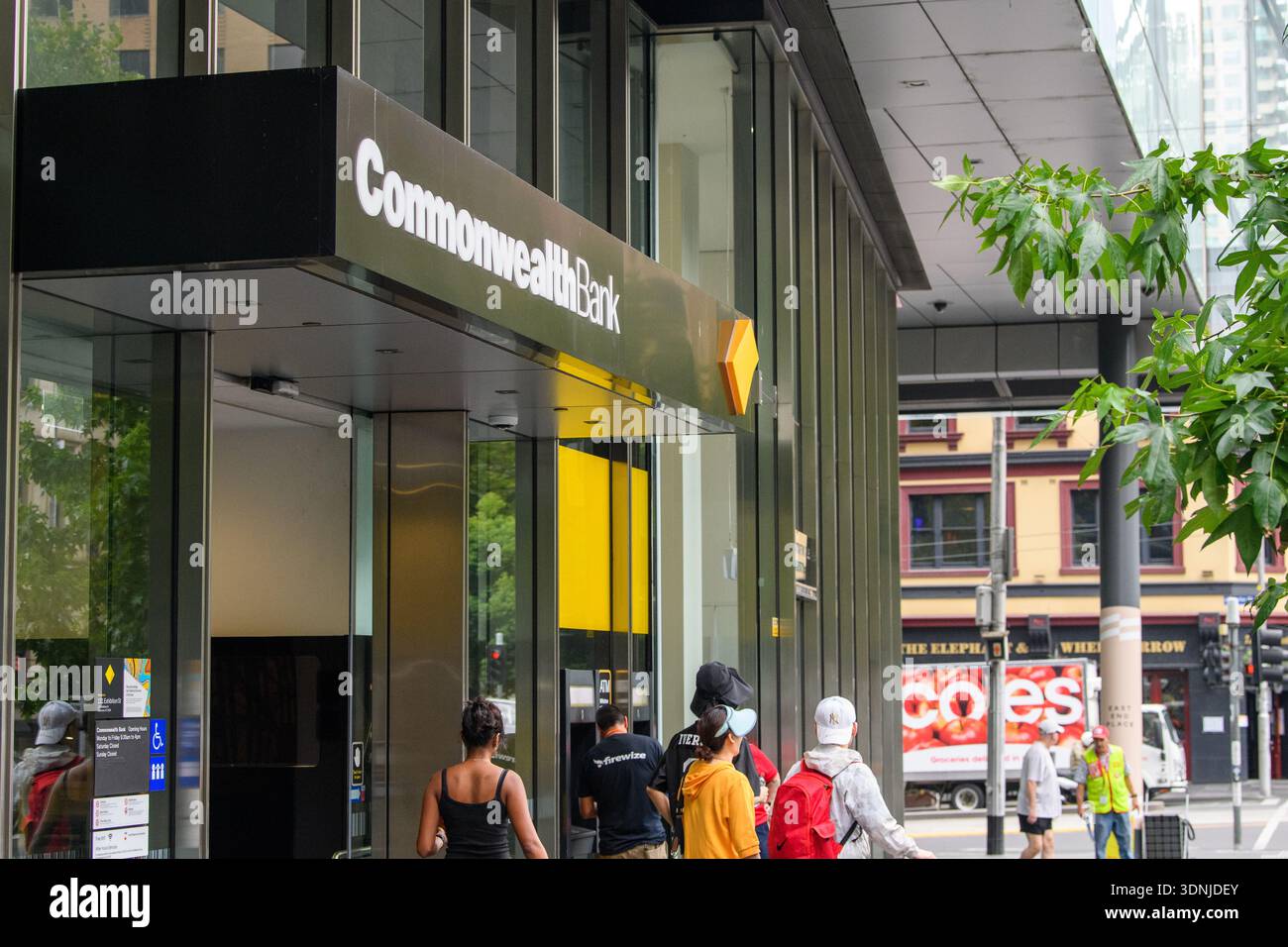 A branch of the Commonwealth Bank in the CBD of Melbourne, Wednesday ...