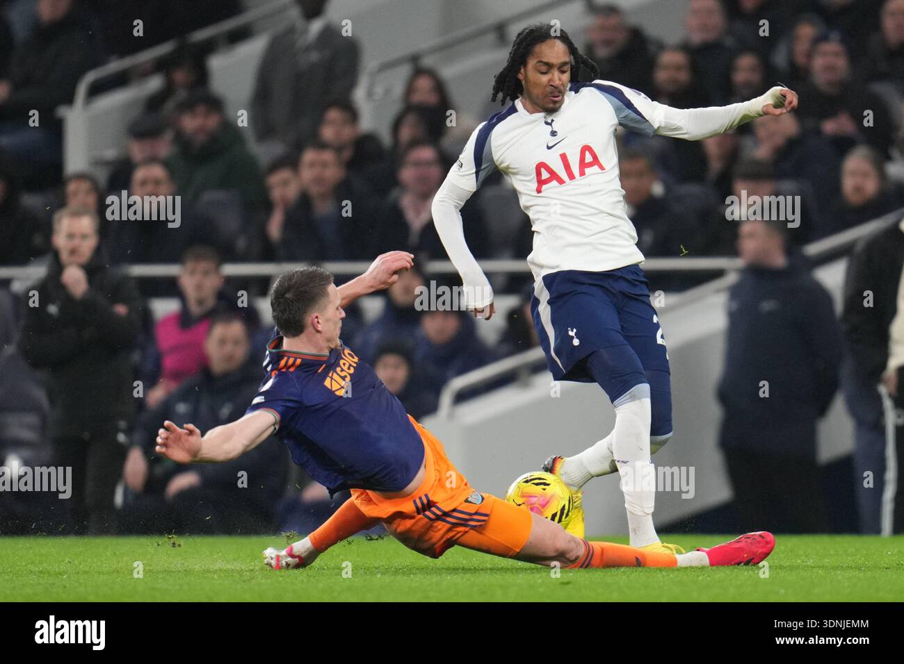 during the Premier League match Tottenham Hotspur vs Newcastle Untied ...