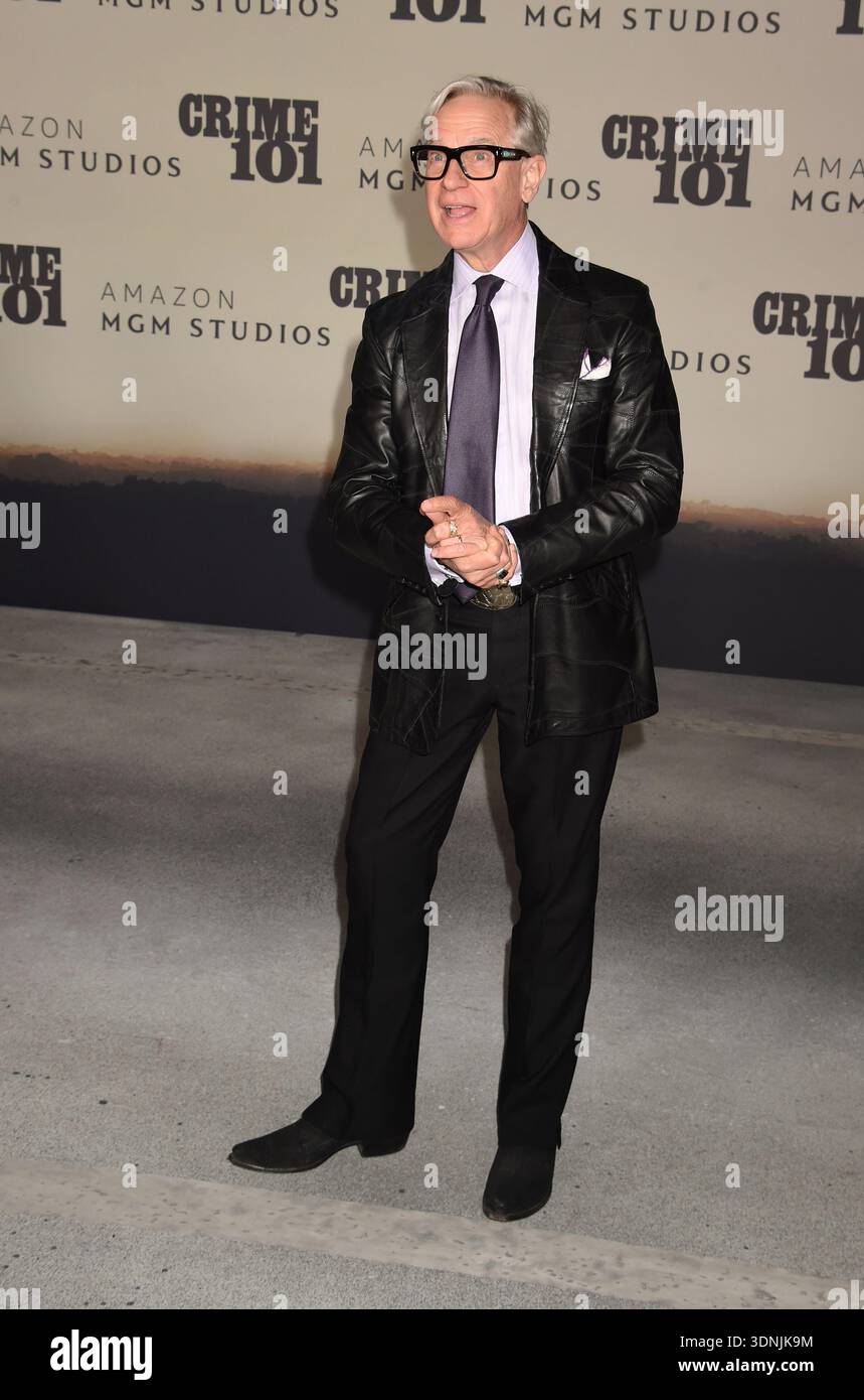 LOS ANGELES, CA - FEBRUARY 10: Paul Feig at the premiere of Crime 101 ...